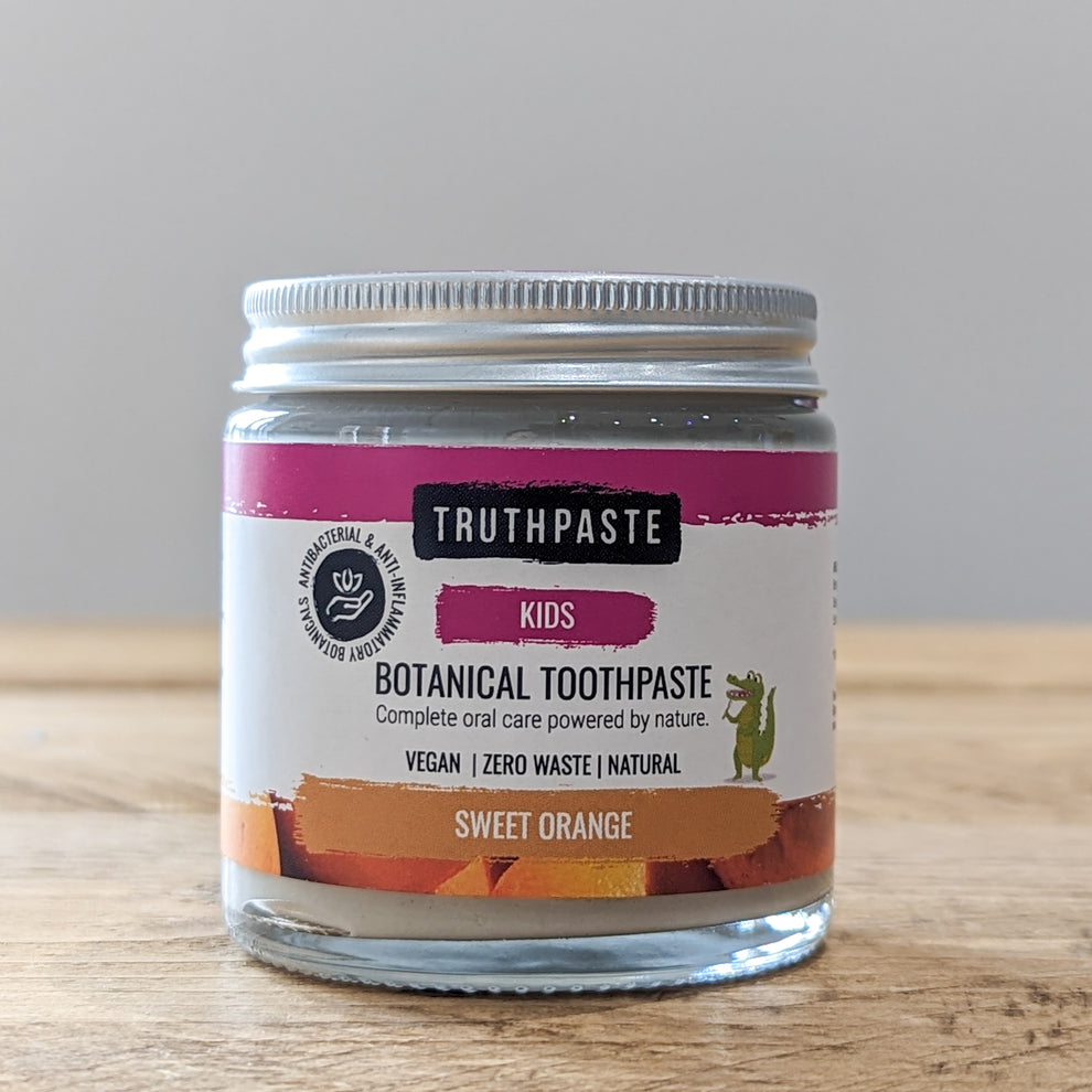 Truthpaste Natural Kids Toothpaste - Sweet Orange 100ml – Better Earth ...